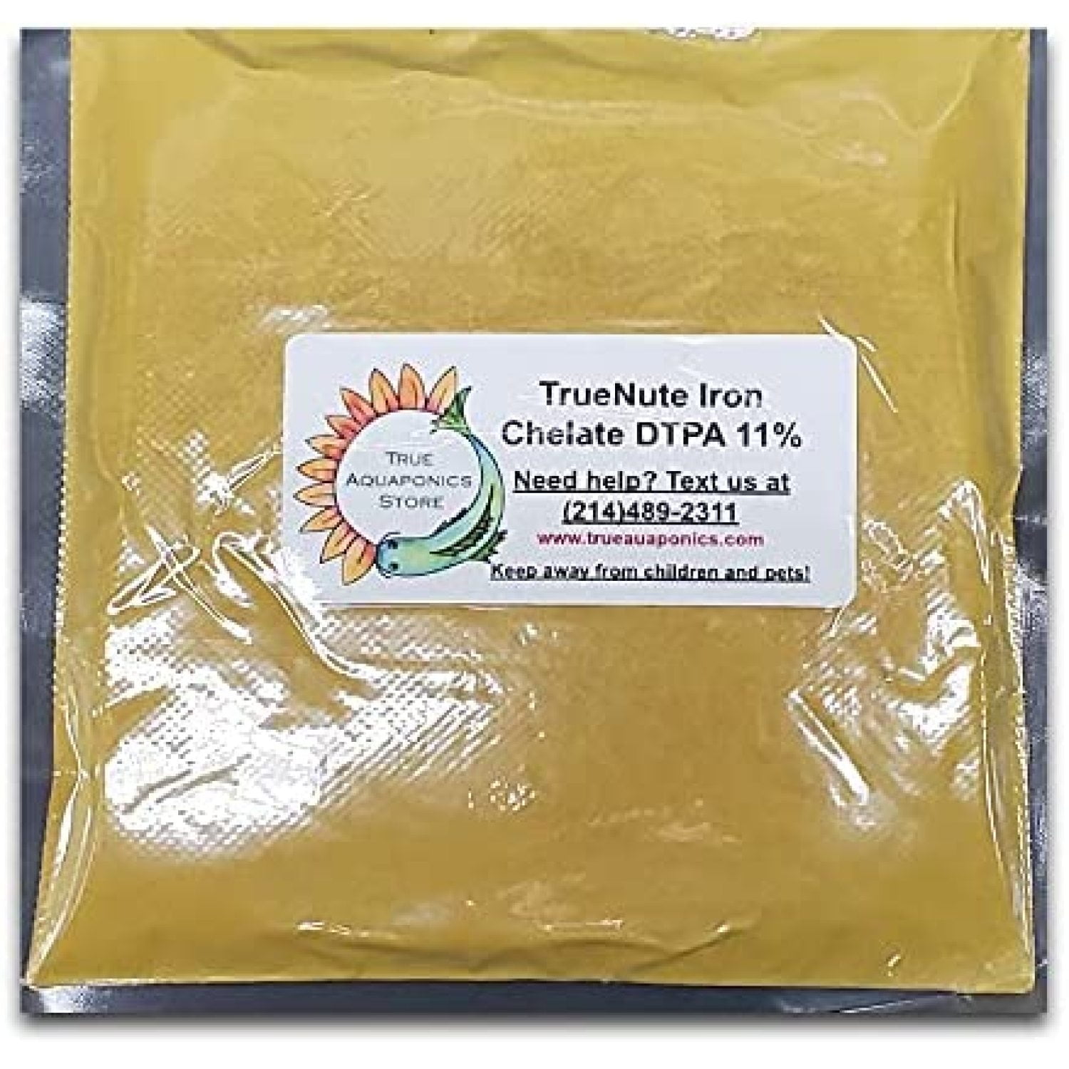 TrueNute Iron Chelate 11 Percent Fe DTPA for Aquaponics, Hydroponics ...