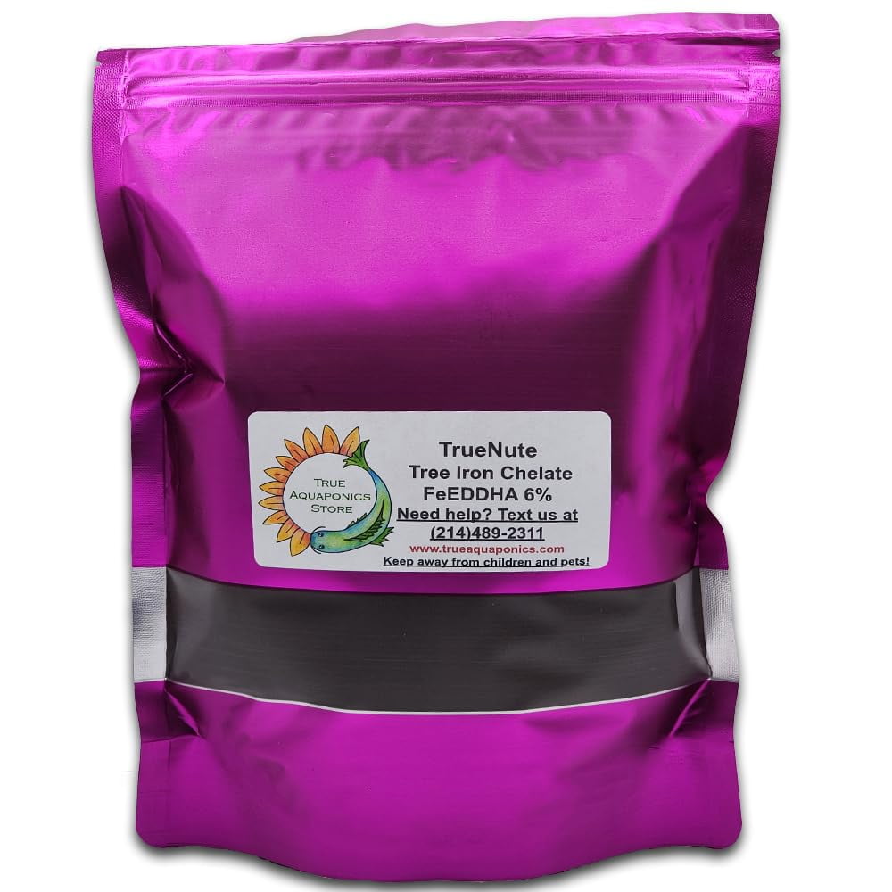 TrueNute Tree Iron Chelate FE EDDHA 6% for Soil, 16 Oz, Corrects Leaf ...