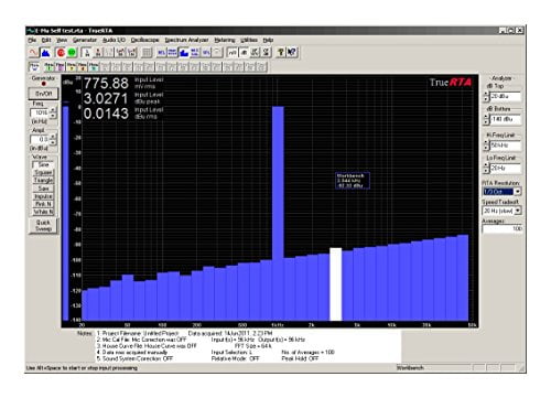 TrueRTA Audio Spectrum Analyzer for Windows PCs, Level 2 Registration ...