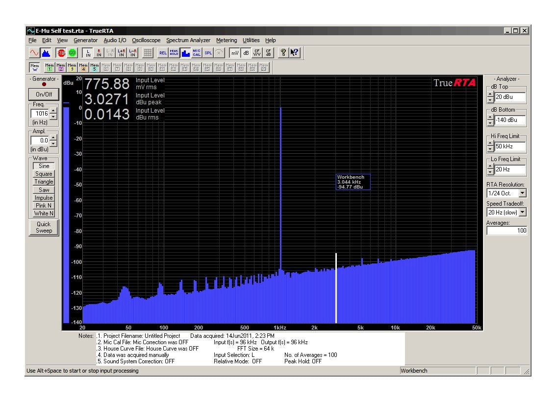 Audio Analyzer Software