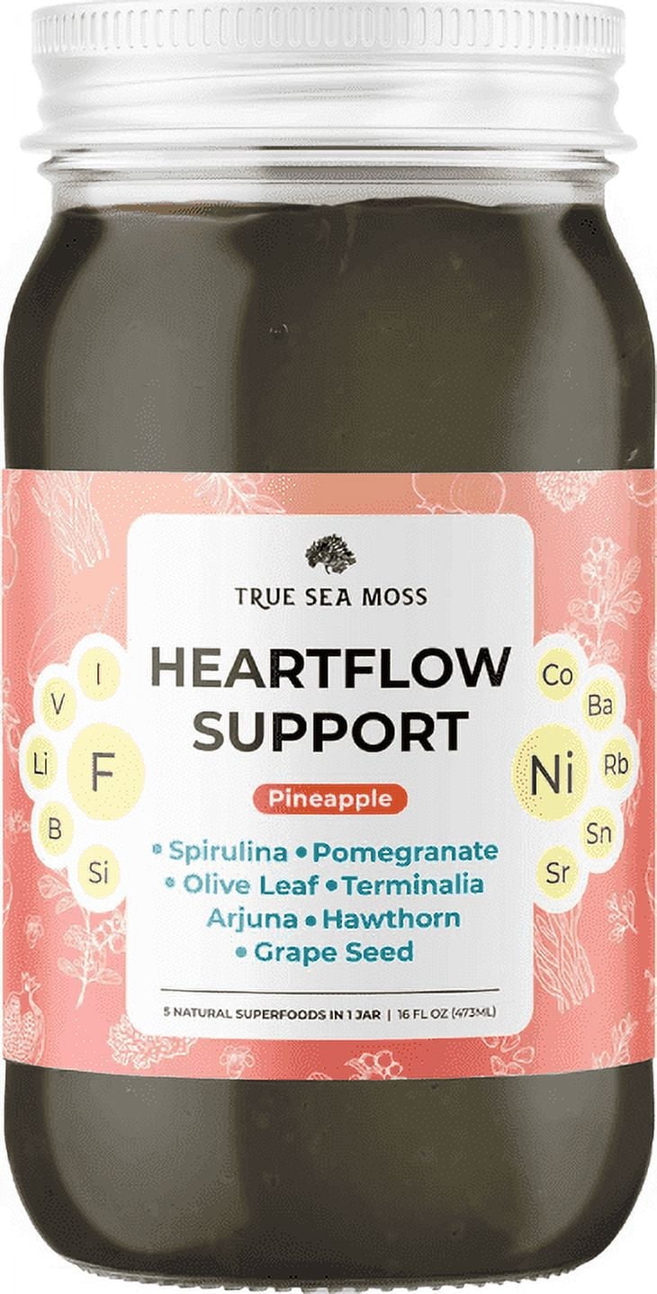 TrueSeaMoss Pro-Line Gel - Heart Flow Support - Fruit Gel with Premium ...