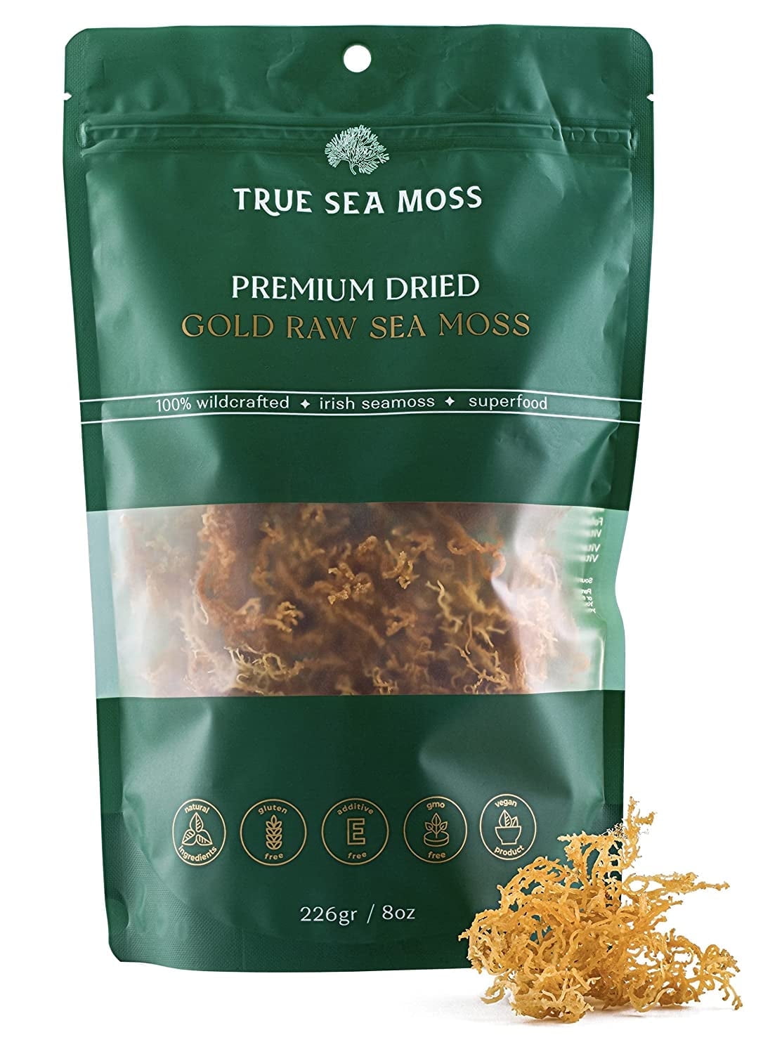 TrueSeaMoss Wildcrafted Irish Moss Dried Seaweed Antioxidant ...
