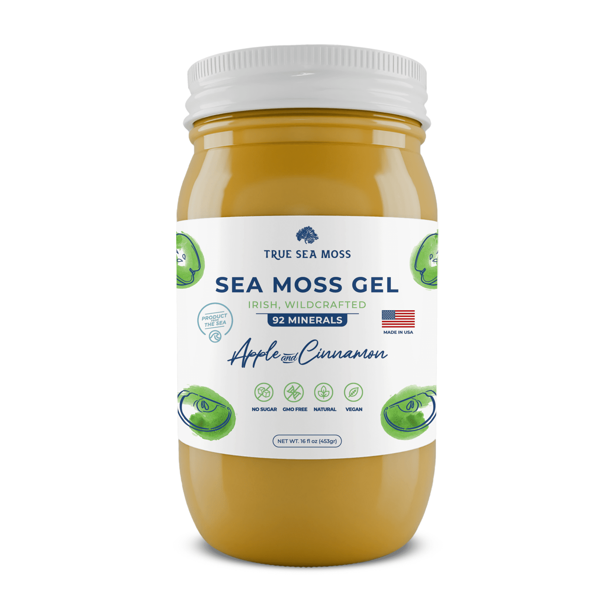 TrueSeaMoss Wildcrafted Irish Sea Moss Gel - Made with Dried Seaweed ...