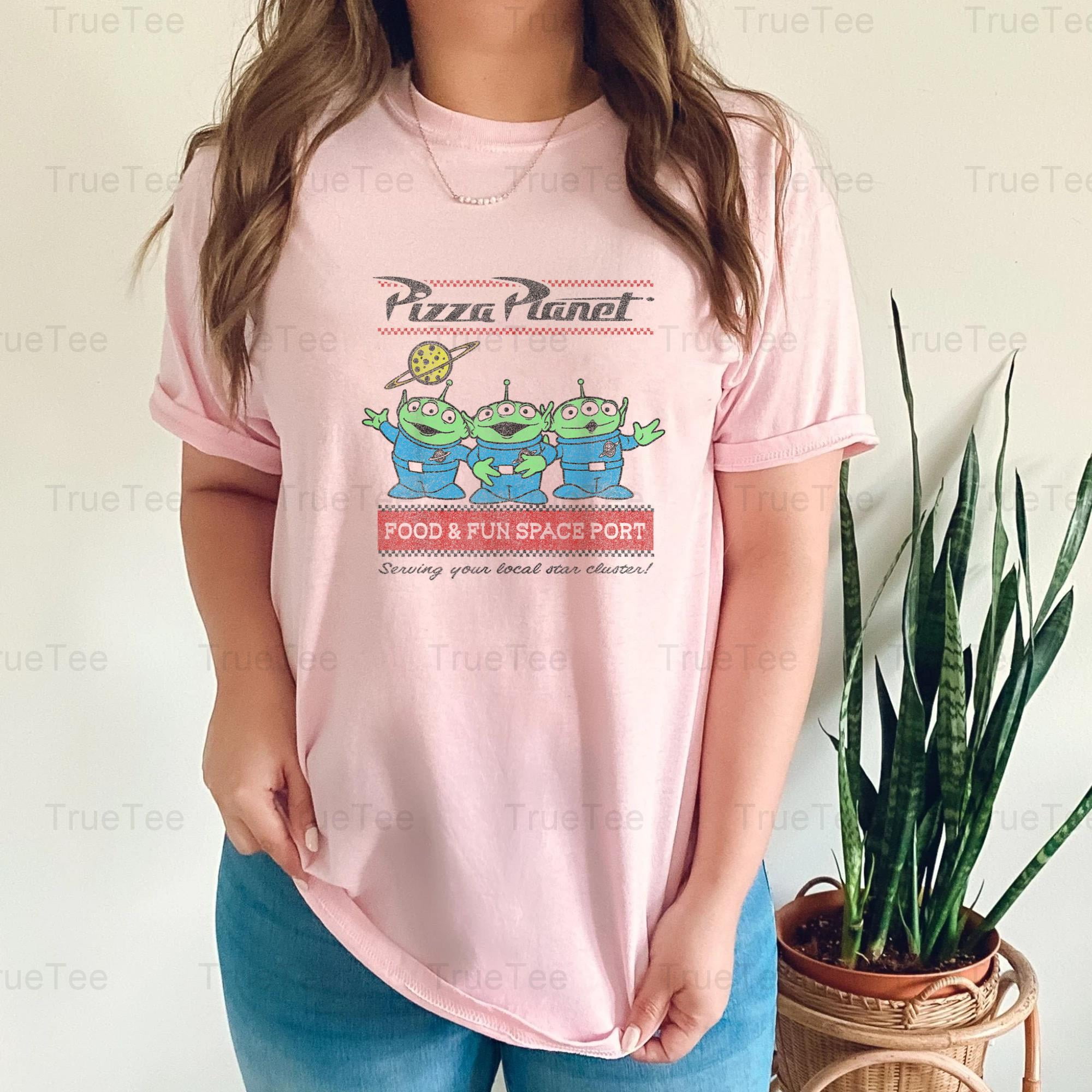 TrueTee11 Pizza Planet Aliens T-shirt with Claw Machine and Cute Space ...