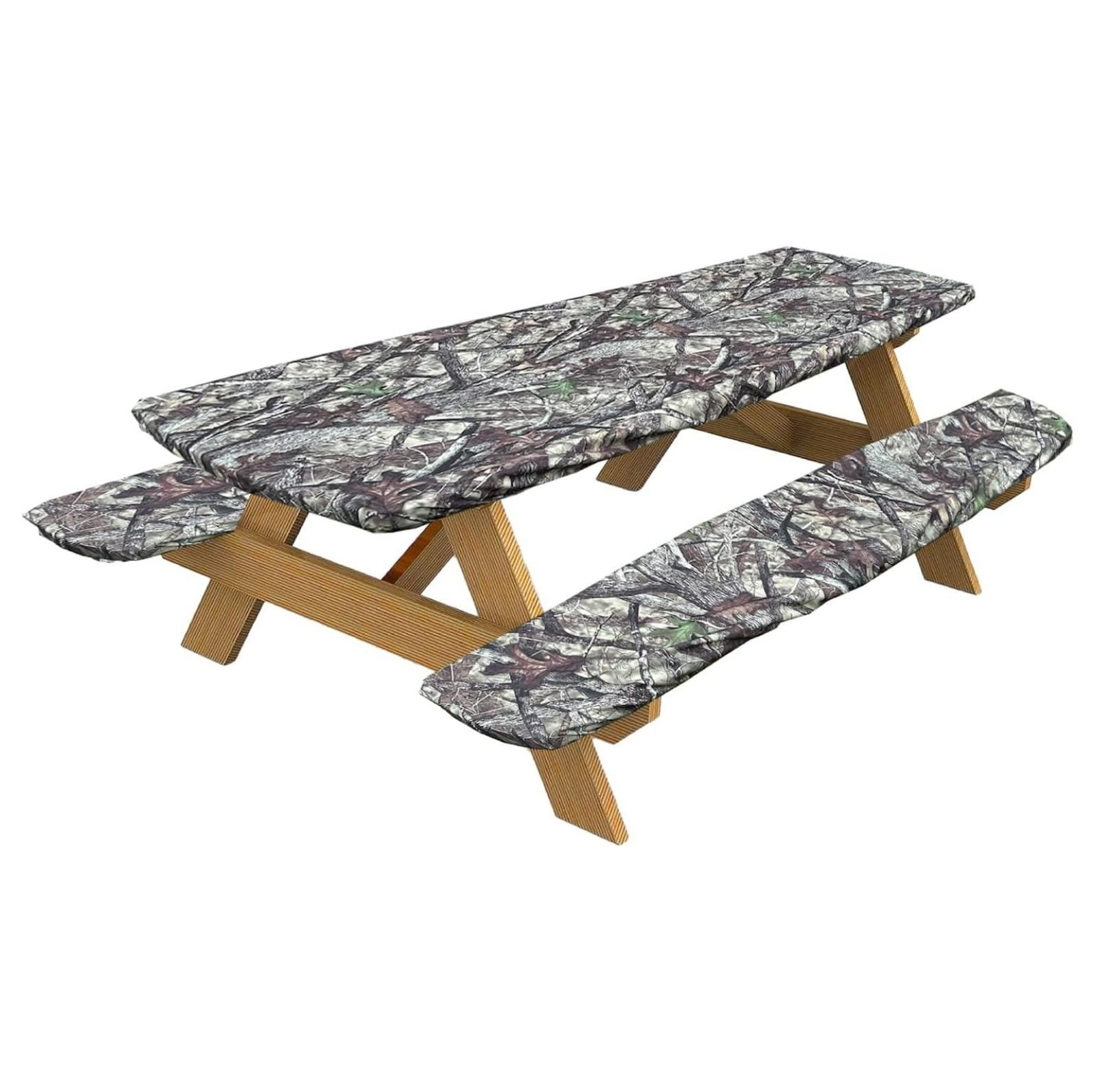 TrueTimber Camo Picnic Tablecloth 30" x 72" and 9" x 72" Bench Cover ...