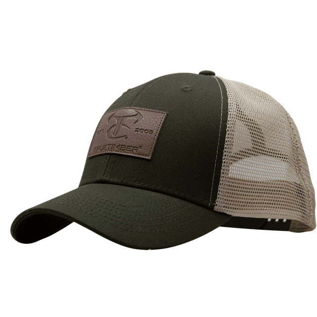 TrueTimber Logo Mesh Back Cap - Olive - Fit Snapback Cap - Walmart.com