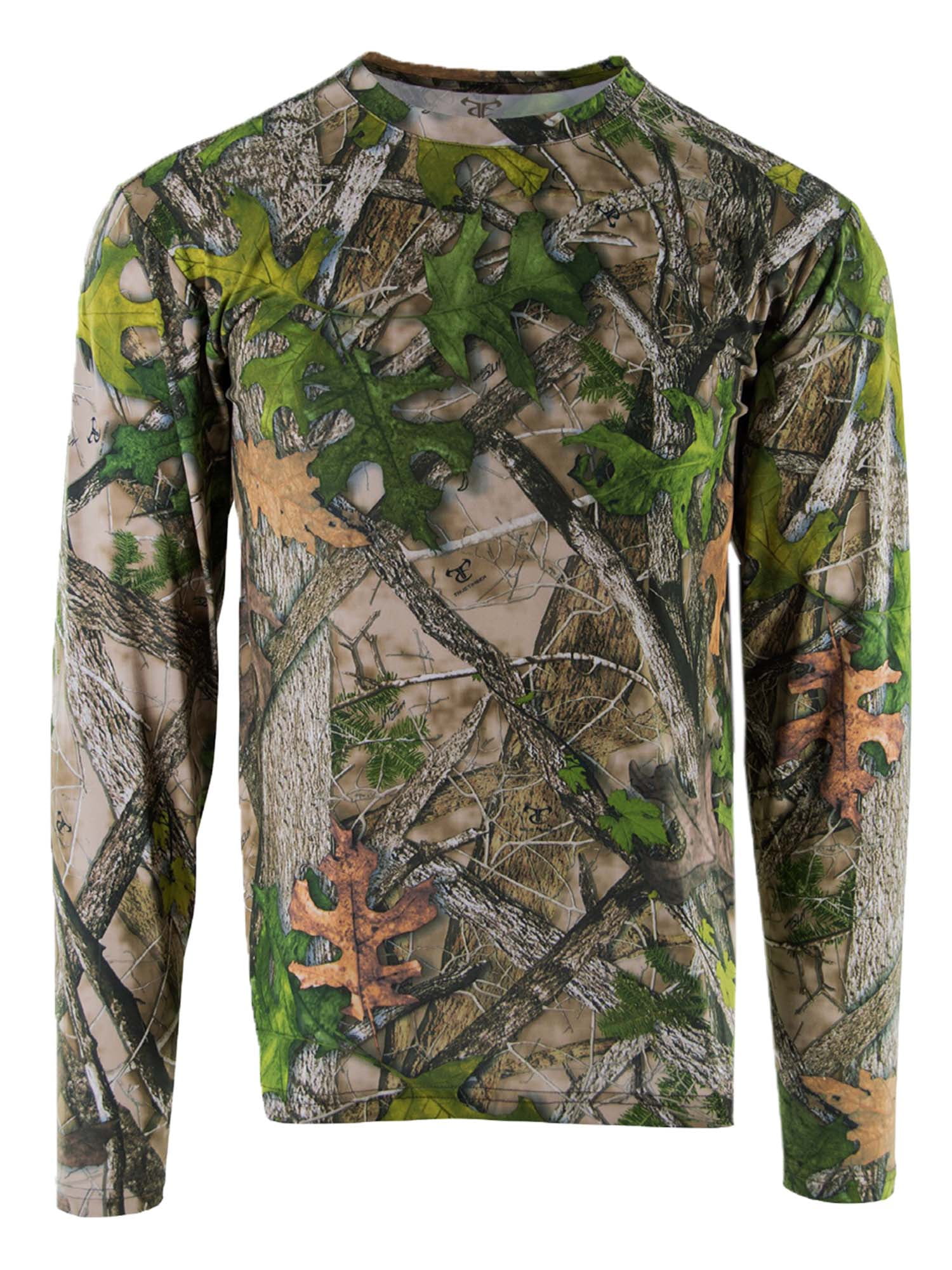 TrueTimber Men's Camo Performance Long Sleeve Tee - HTC Green, XL ...