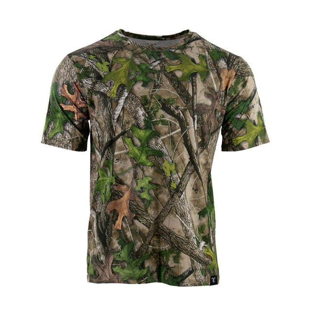 TrueTimber Men's HTC Green Camouflage Performance Short Sleeve Shirt ...