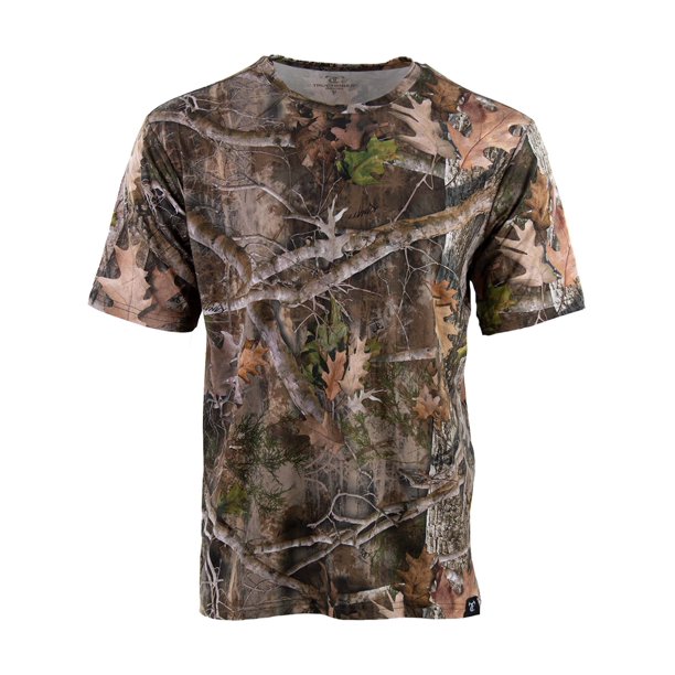 TrueTimber Men's Camo Performance Short Sleeve Tee Without Logo - Kanati, M - Walmart.com