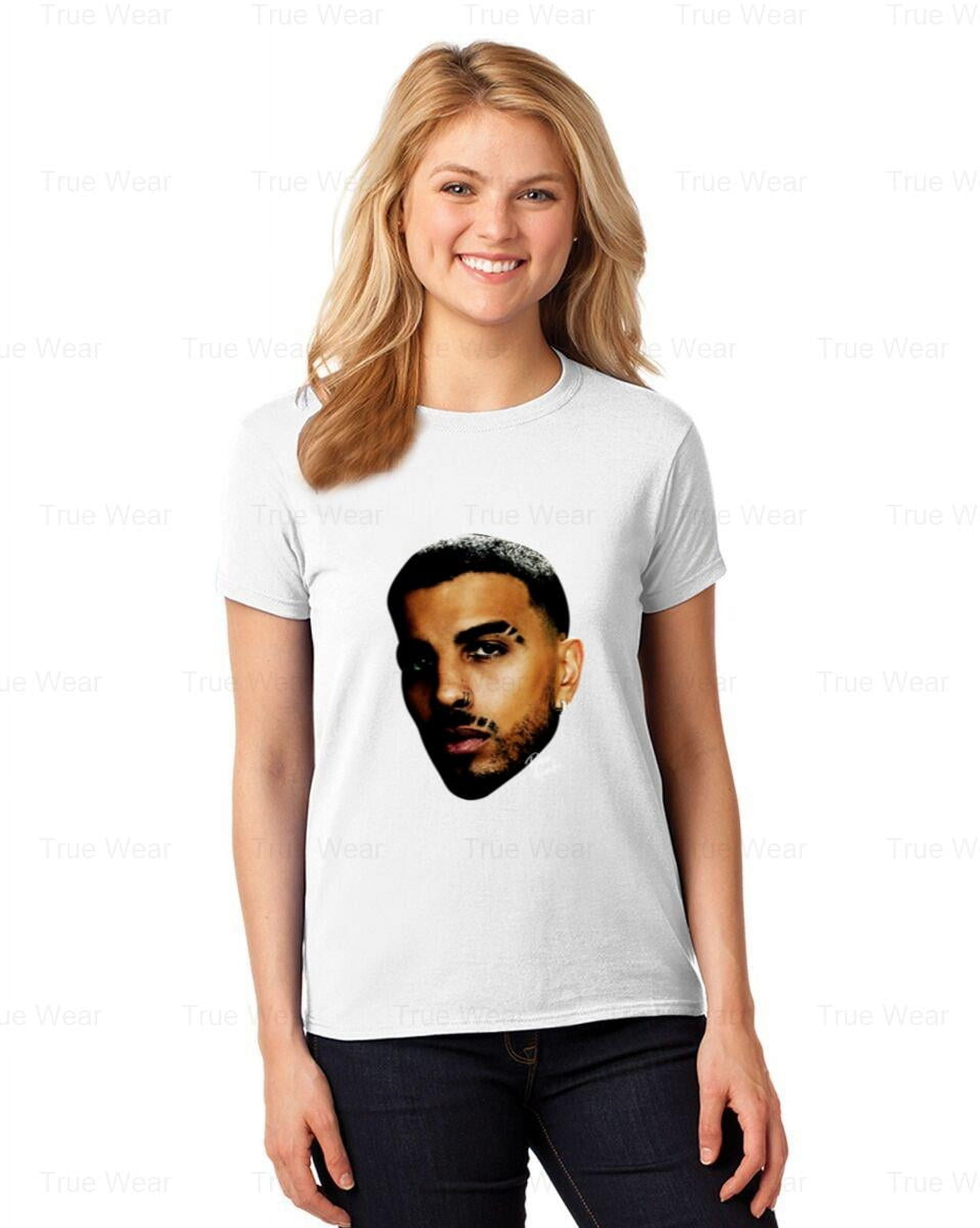 TrueWear21 Rauw Alejandro Big Face Graphic T Shirt Music, Reggaeton ...