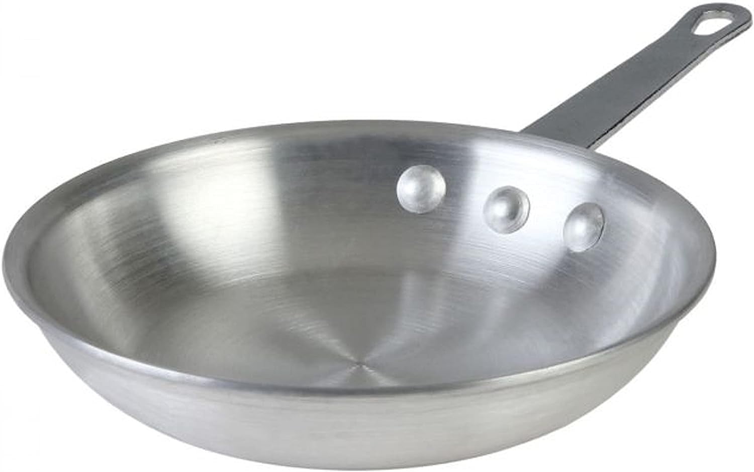 Truecraftware – 10” Aluminum Frying Pan with Plated Iron Riveted Handle ...