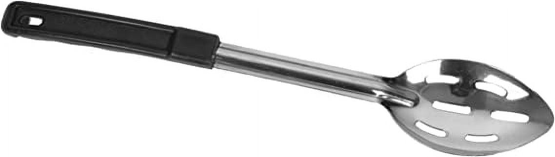 Truecraftware – 13- inch, Slotted Basting Spoon, Stainless Steel, Black ...