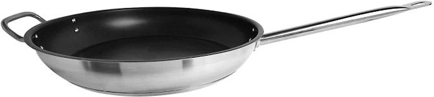 Truecraftware – 14” Stainless Steel Non-Stick Frying Pan with ...
