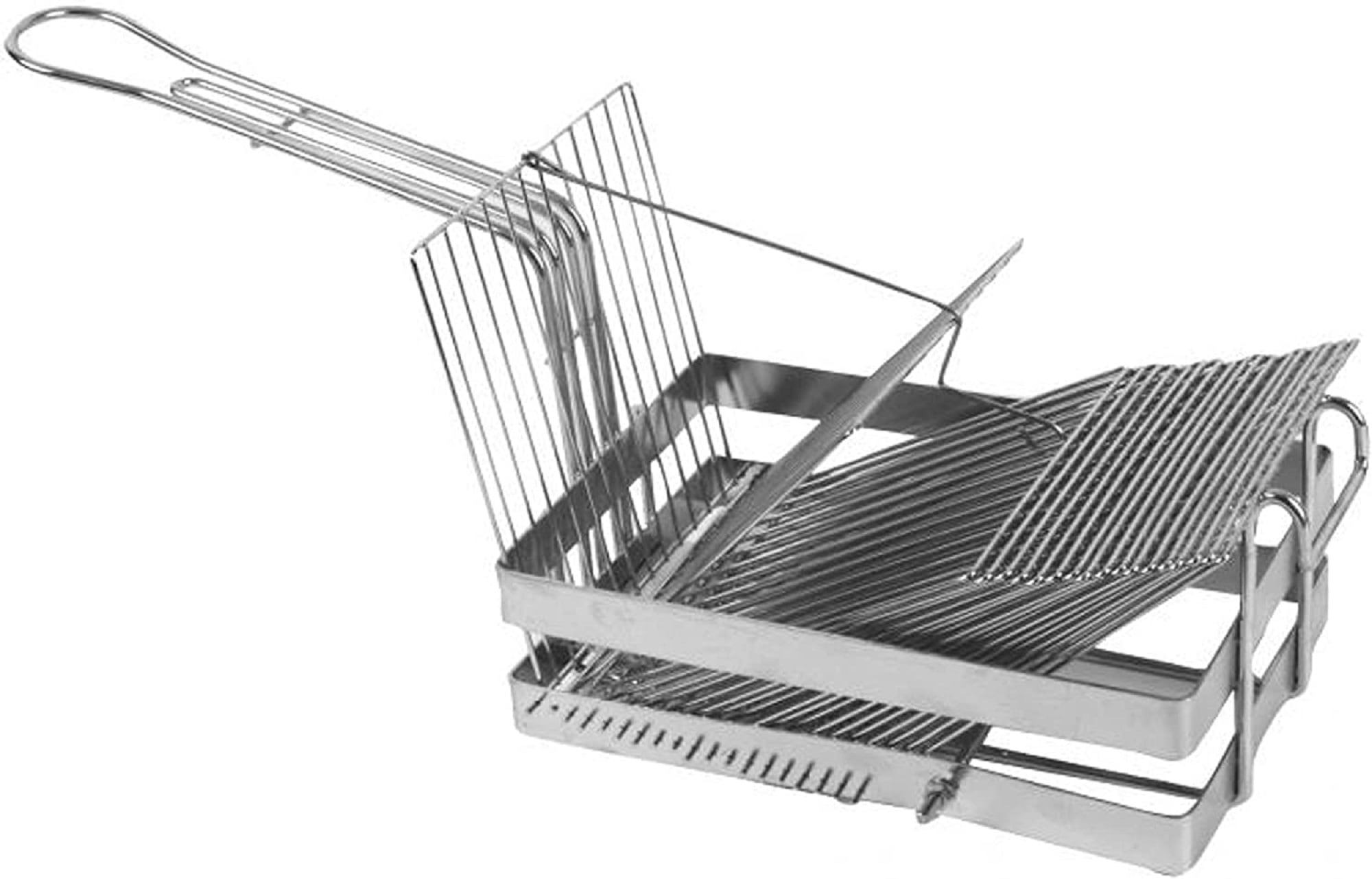 Truecraftware – 18 Slots Heavy Duty Tostada Shell Basket Nickel Plated ...