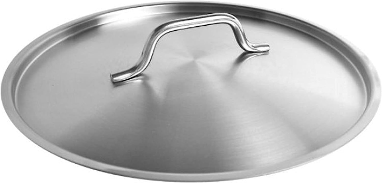 Truecraftware – 24 qt. Stainless Steel Stock Pot Lid - Heavy Duty Stock ...