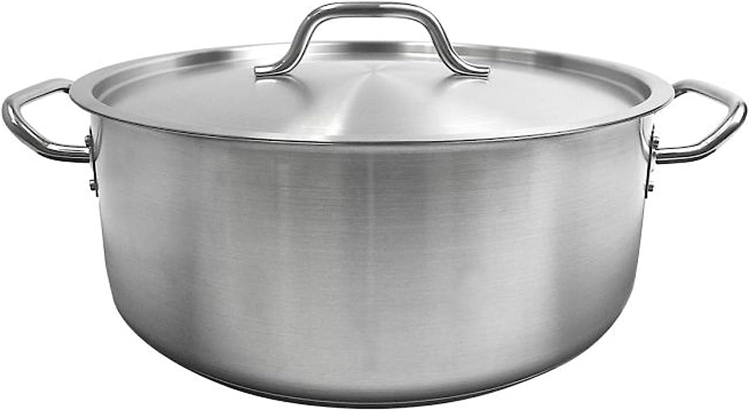 Truecraftware – 25 Qt. Stainless Steel Braiser Pot with Encapsulated ...