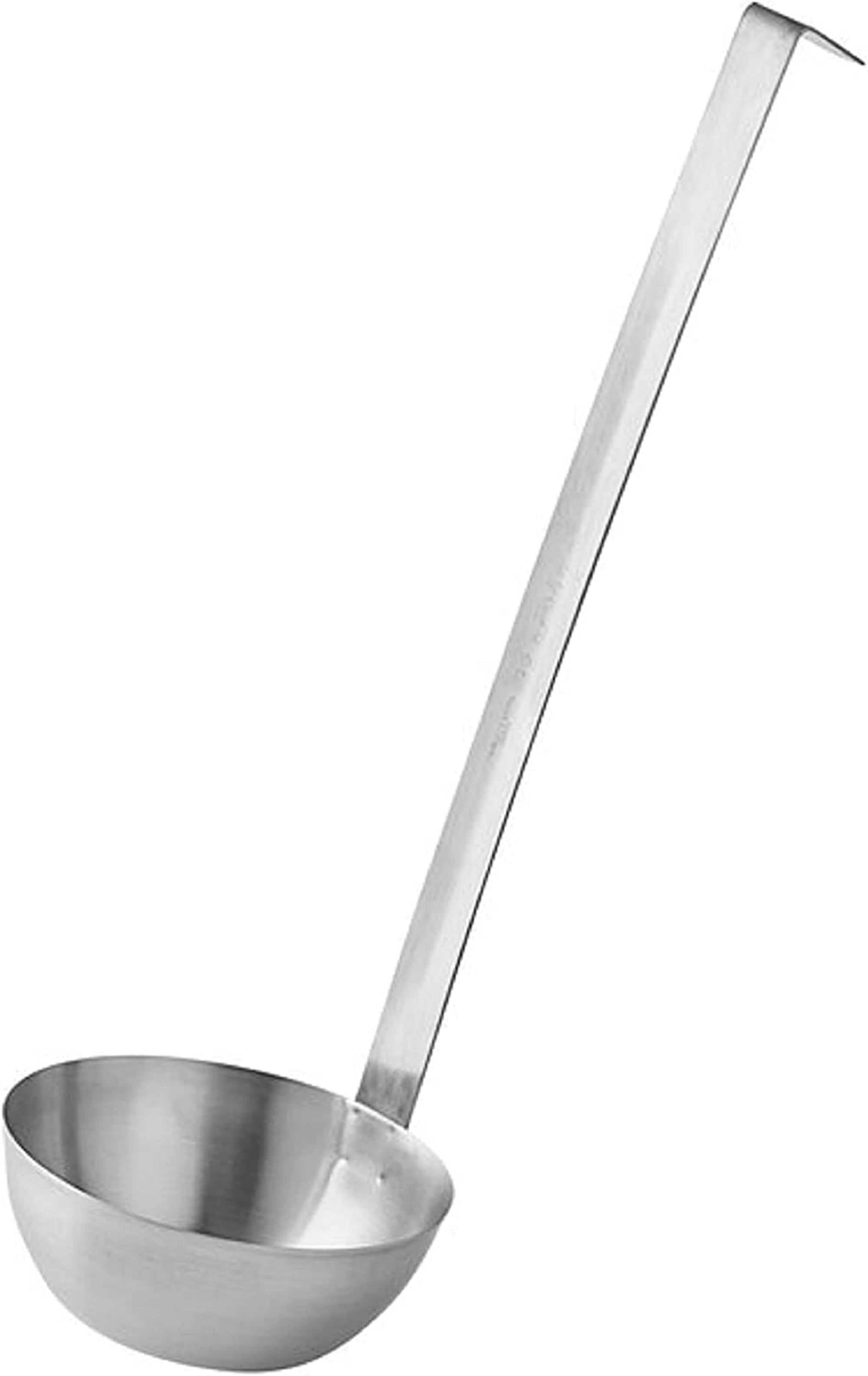 Truecraftware – 32 oz Stainless Steel Ladle with Long Hooked Handle ...
