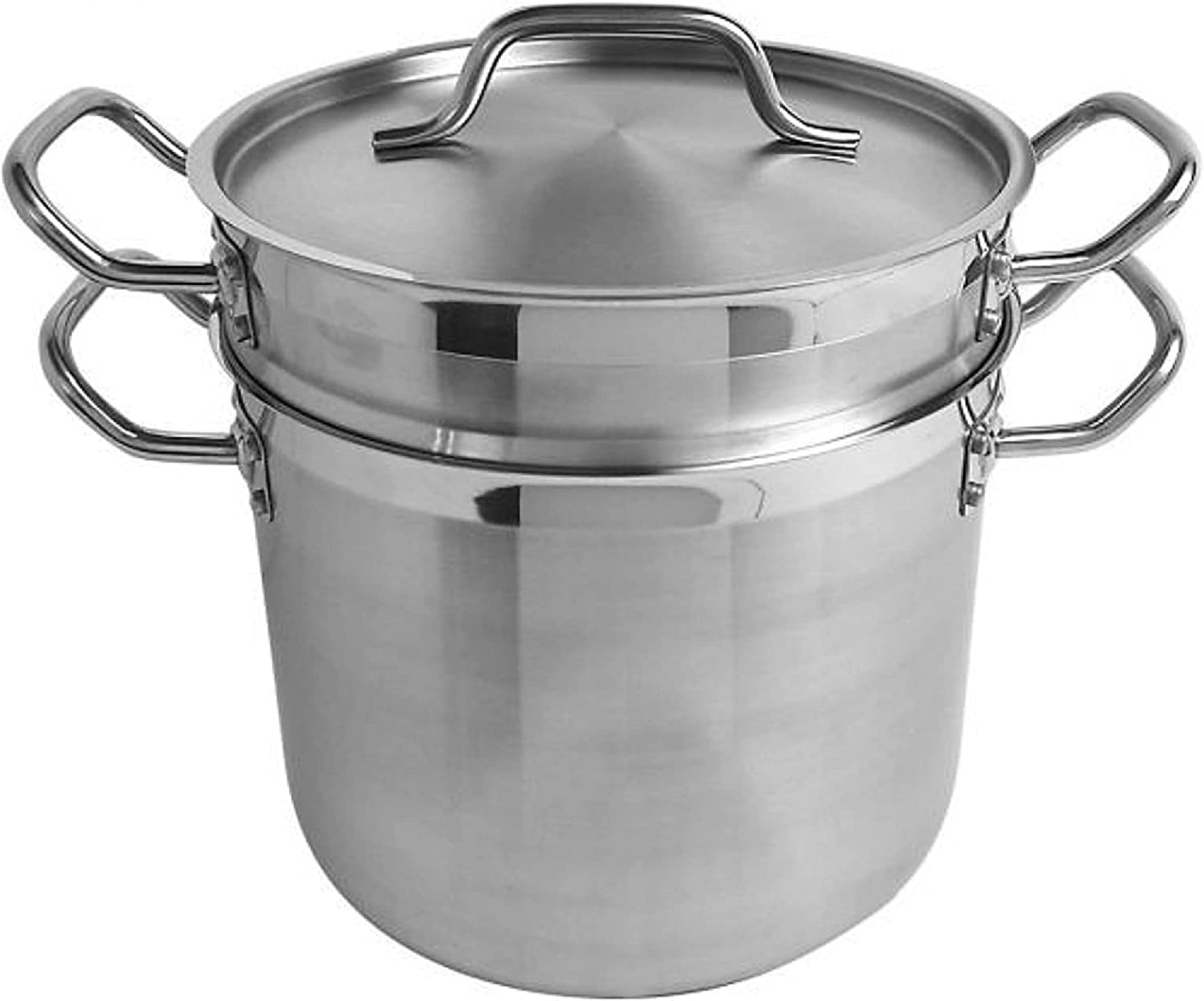 Truecraftware – 8 qt. Stainless Steel 3 pc Double Boiler Set- for ...