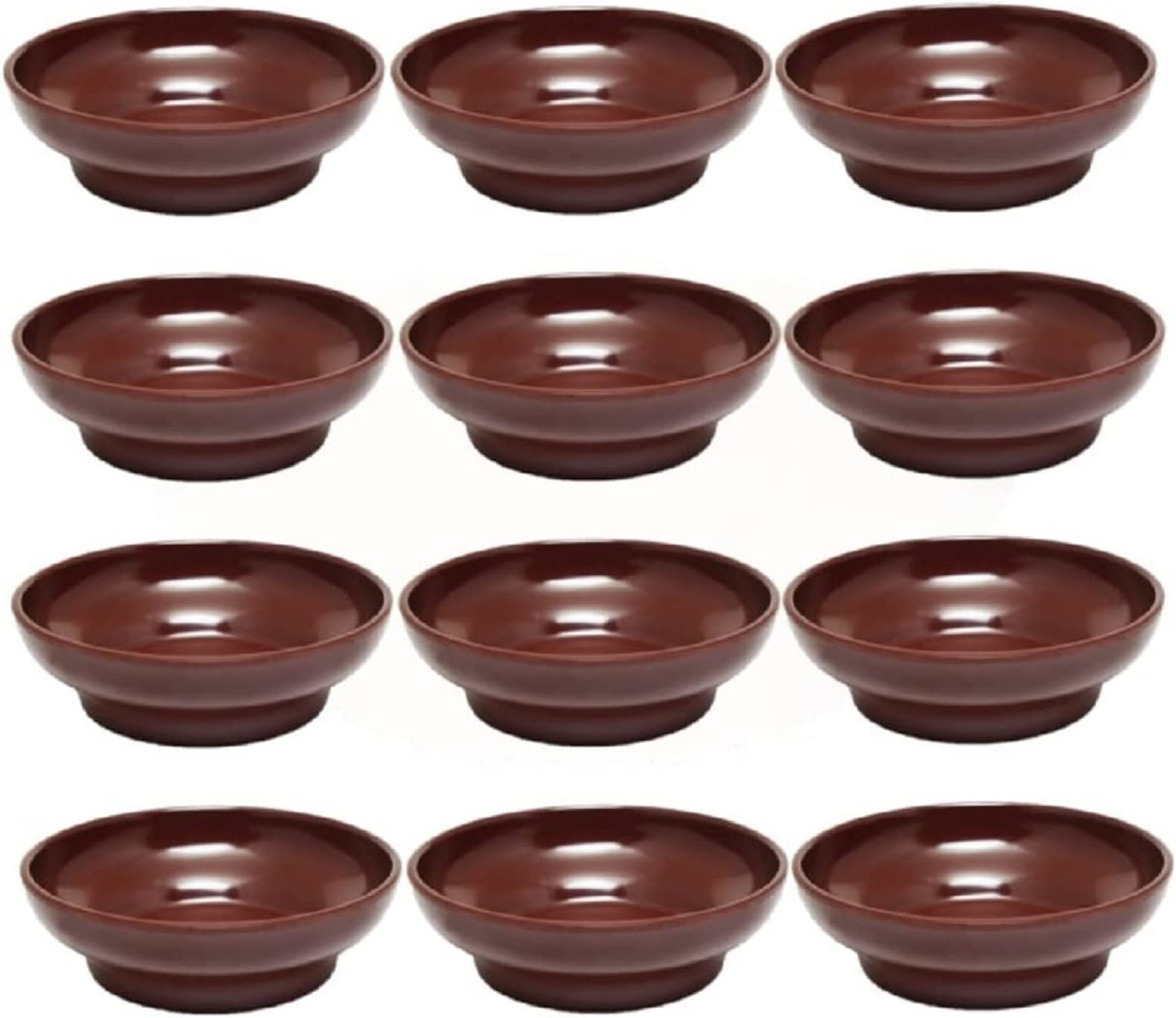 Truecraftware – Set of 12- Salsa Dish 4-1/2 oz. Chocolate Color ...