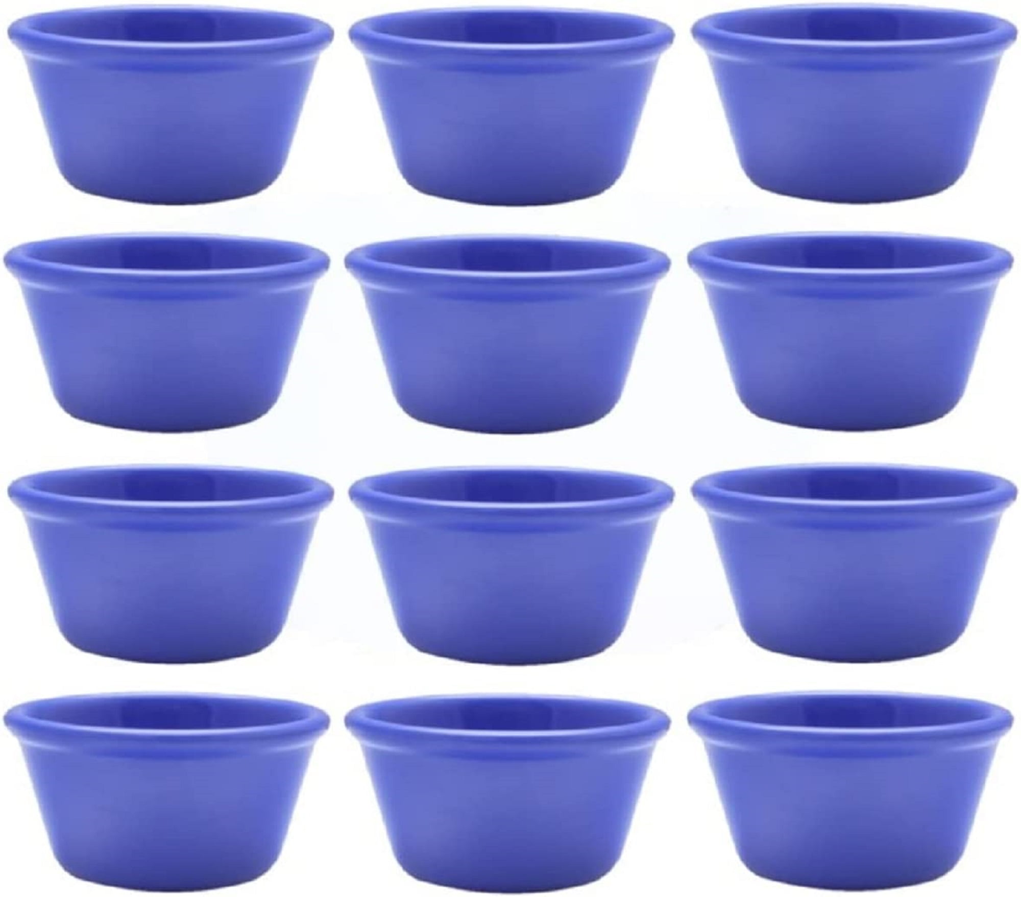 Truecraftware – Set of 12- Smooth Ramekin 4 oz. Purple Color Melamine ...