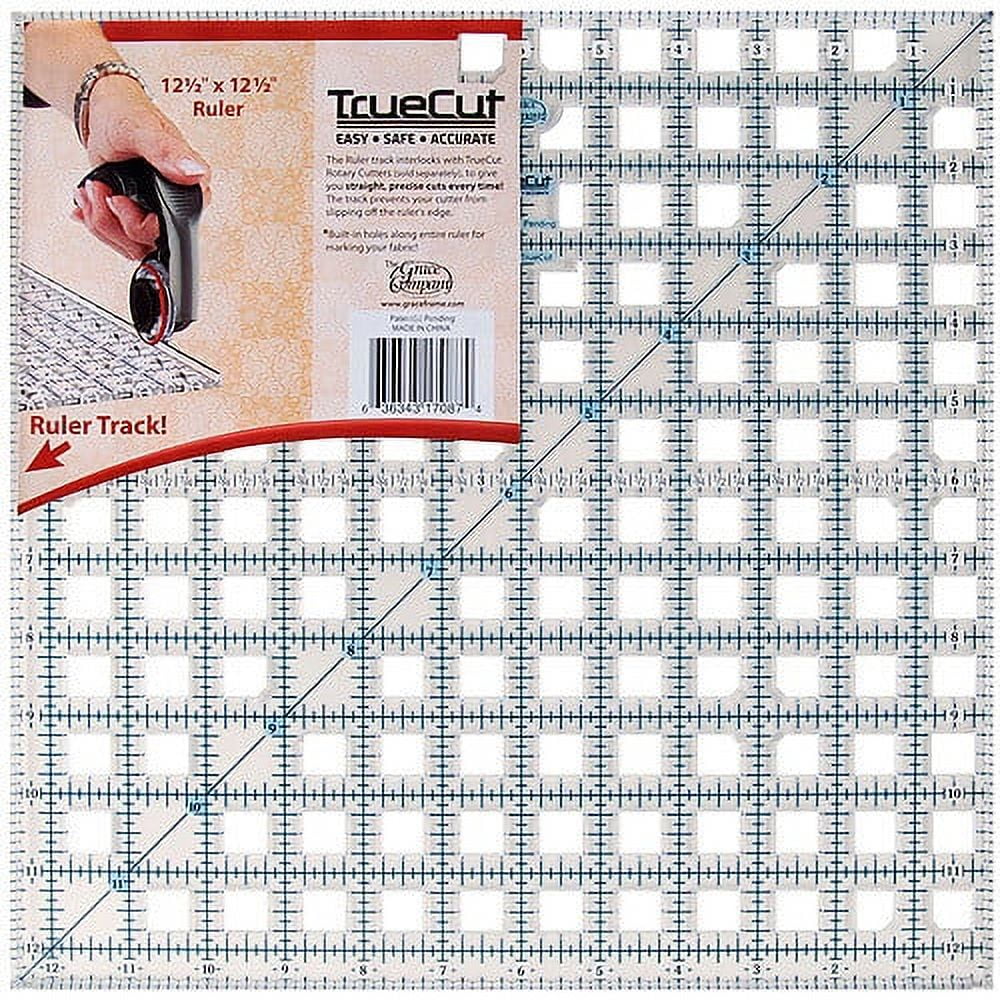 Truecut 12-1/2-Inch-By-12-1/2-Inch Ruler - Walmart.com