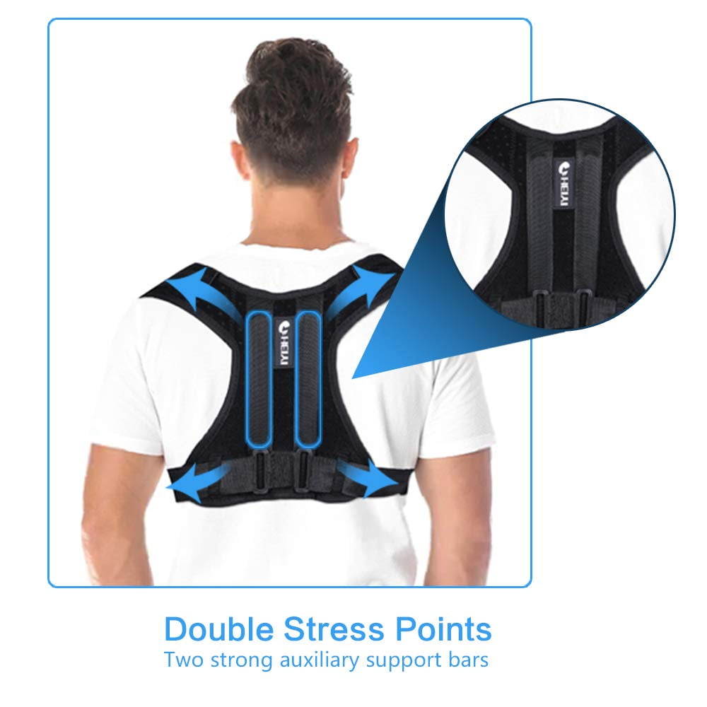 Truefit Posture Corrector for Men and Women, HeiYi Upper Back Brace ...