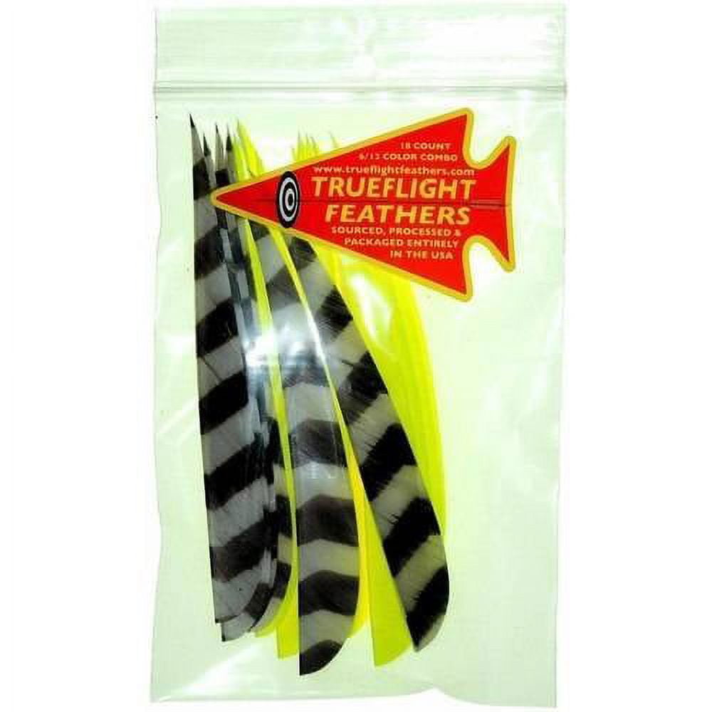 Trueflight Feather Combo Pack, Barred, 5", LW Shield Cut - Walmart.com