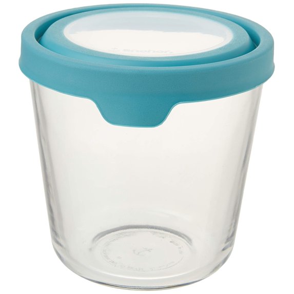 Trueseal Glass Food Storage Container with Airtight Lid, 7 Cup Tall ...