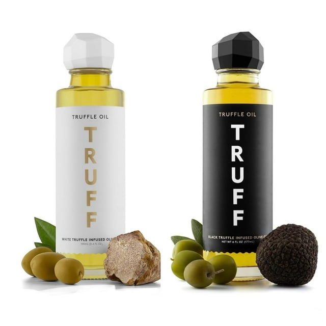 Truff Truffle Oil, 2/5.4 oz., Black & White Truffle Infused Olive Oil ...