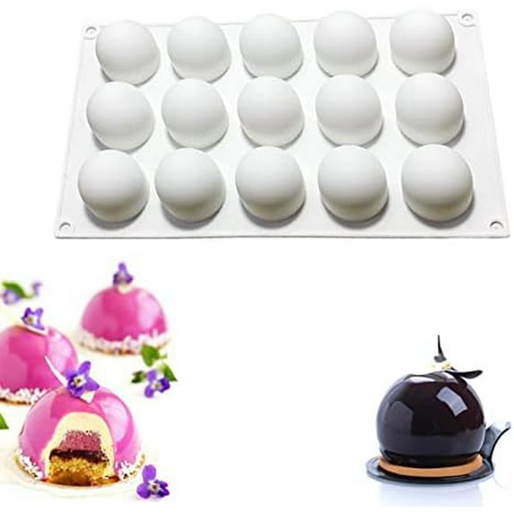 Truffle Silicone Mold for Baking Mousse Cake French Dessert Pastry ...