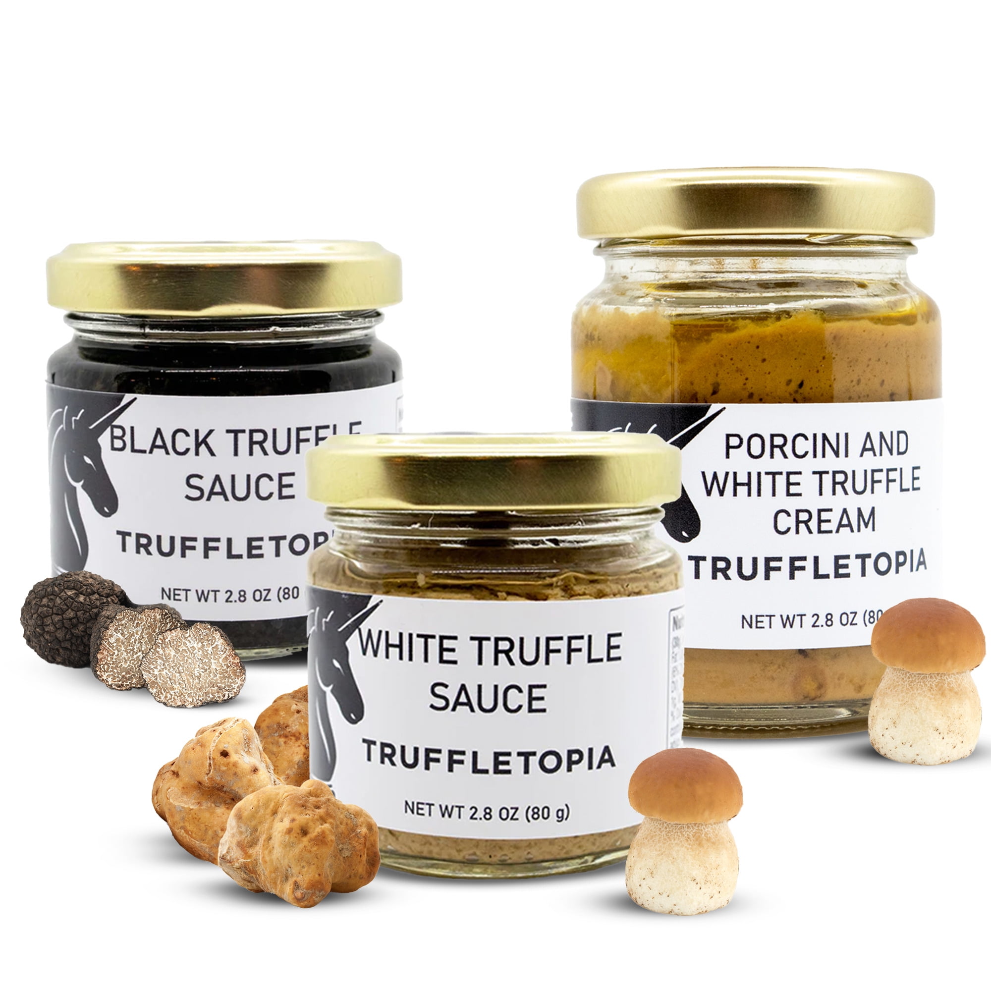 Truffletopia | 3 Truffle Sauce Gift Set Sampler | 3 Sauces, 2.8 oz Each ...