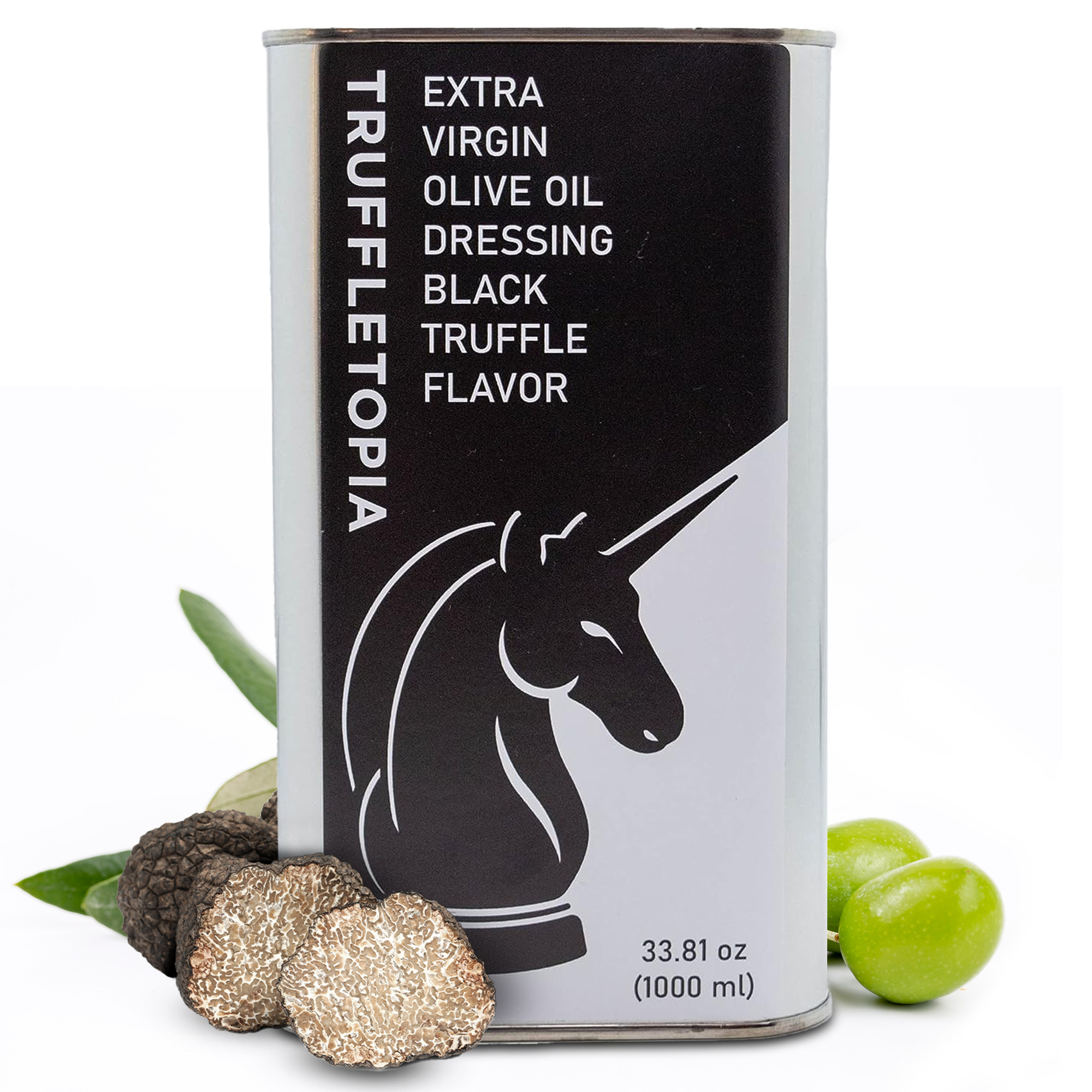 Truffletopia | Bulk Black Truffle Oil | Extra Virgin Olive Oil | 33.81 ...