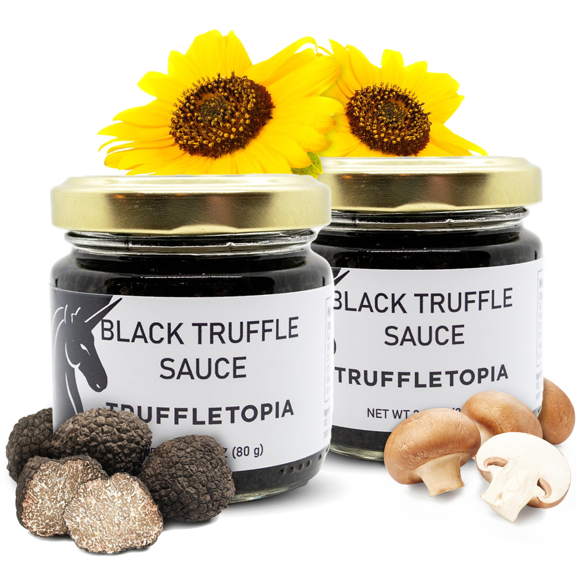Truffletopia I Black Truffle OIF8 Sauce 2-Pack I With Real Natural ...