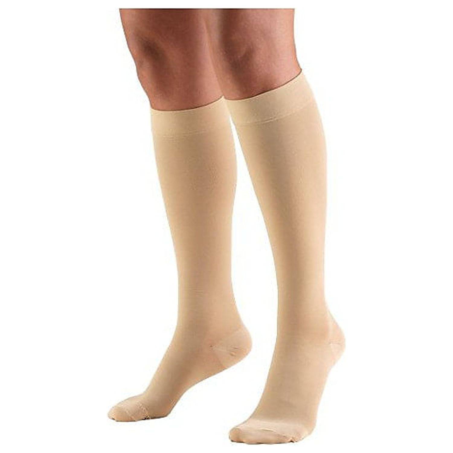 Truform 15-20 mmHg Compression Stockings for Men and Women, Knee High ...