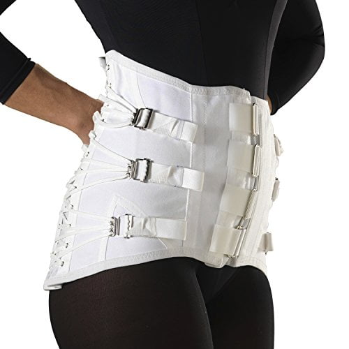 Truform-OTC Lumbosacral Support, Spinal Disk Back Brace, Adjustable ...