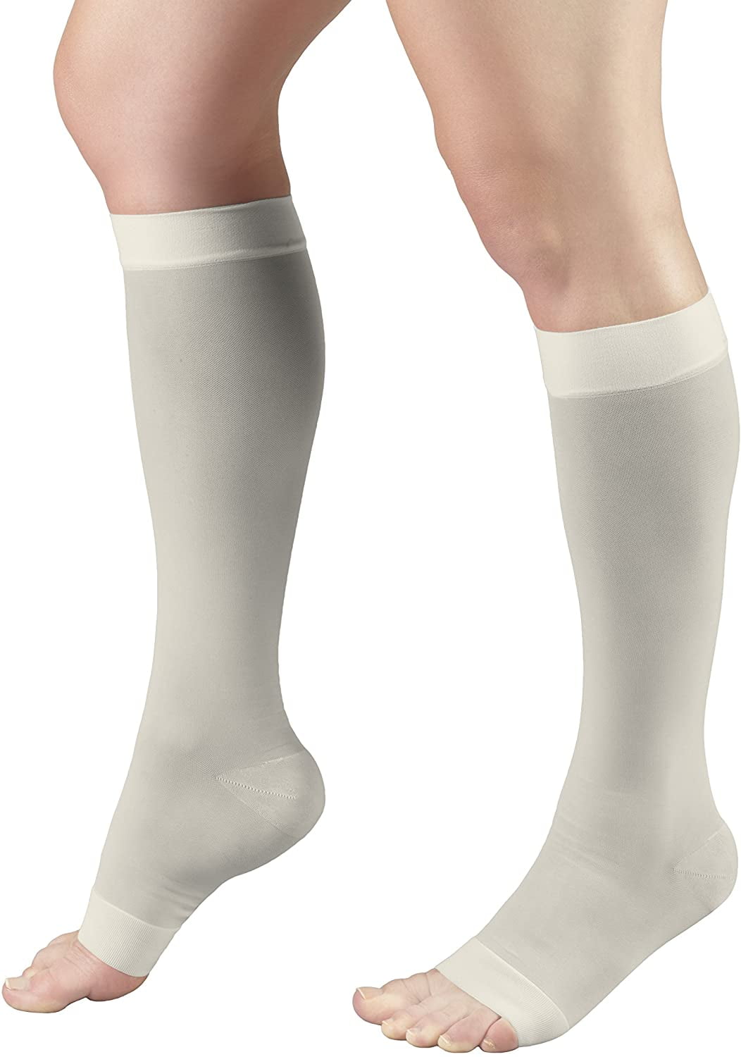 Truform Sheer Compression Stockings, 15-20 mmHg, Women's Knee High ...