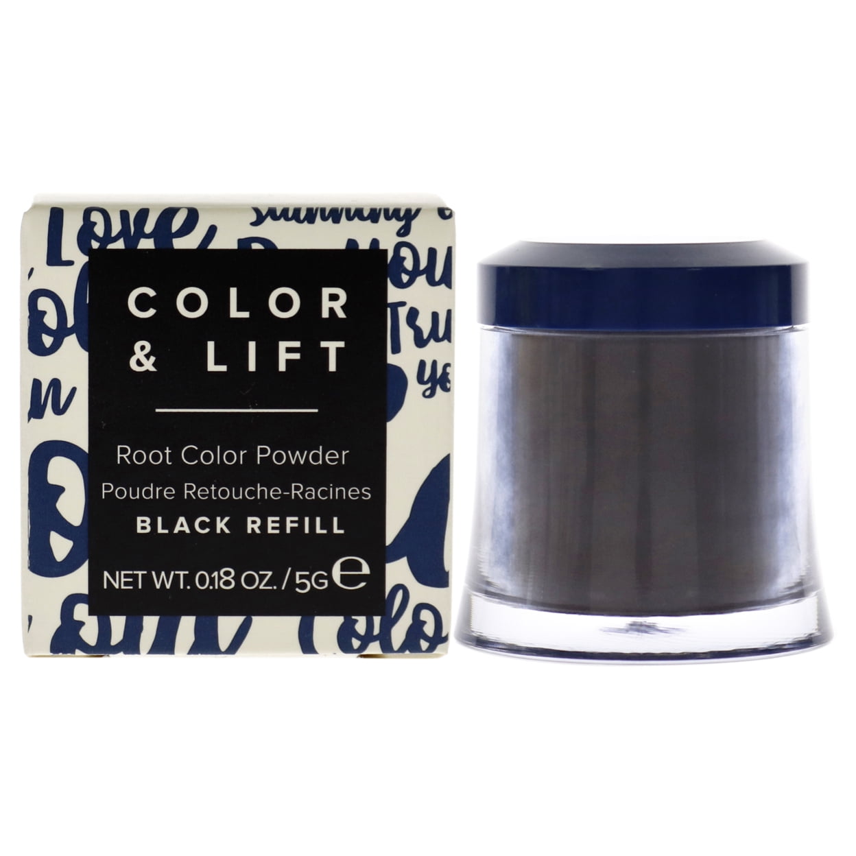 Truhair Color And Lift Root Color Powder Refill - Black - Walmart.com