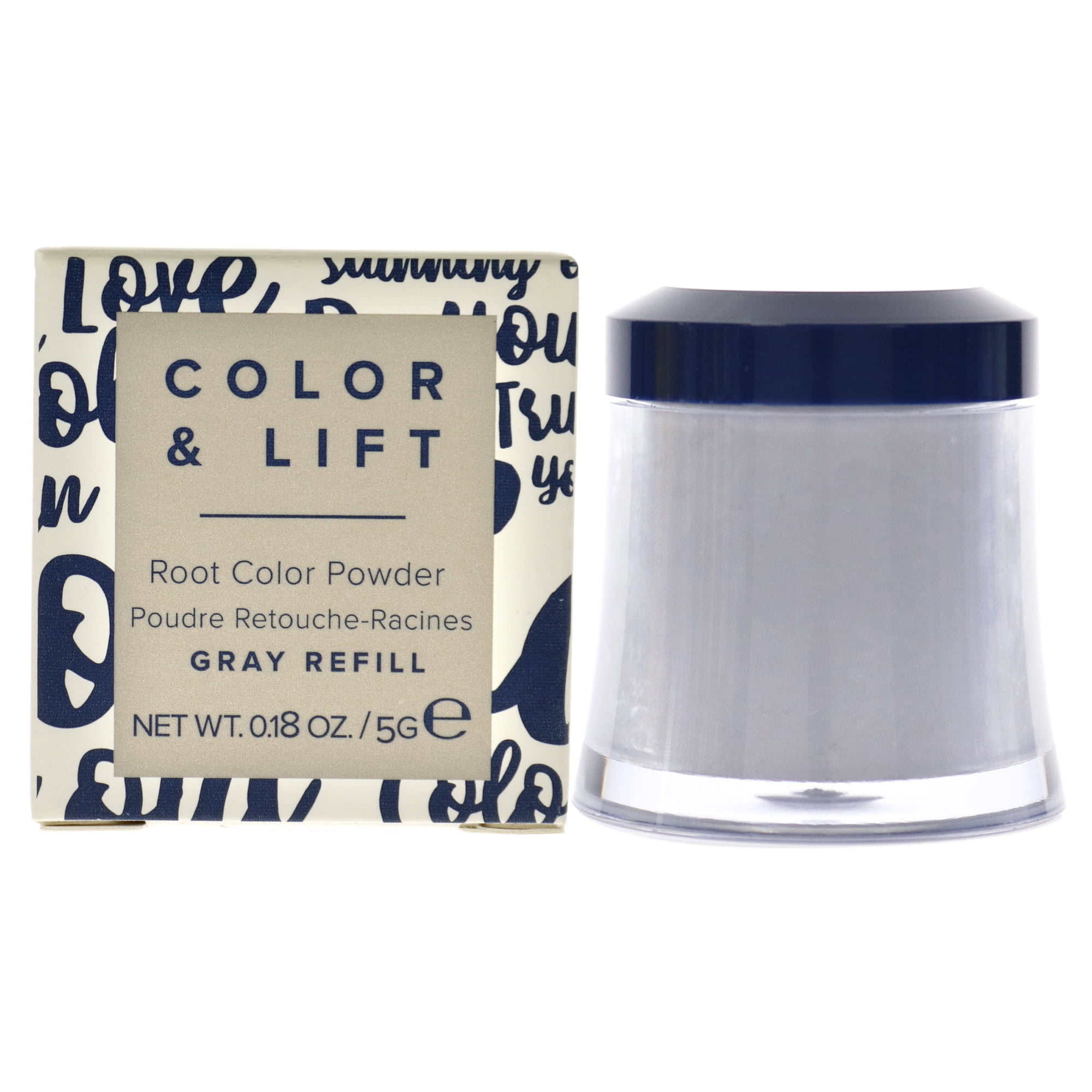 Truhair Color and Lift Root Color Powder - Gray, 0.18 oz Hair Color ...