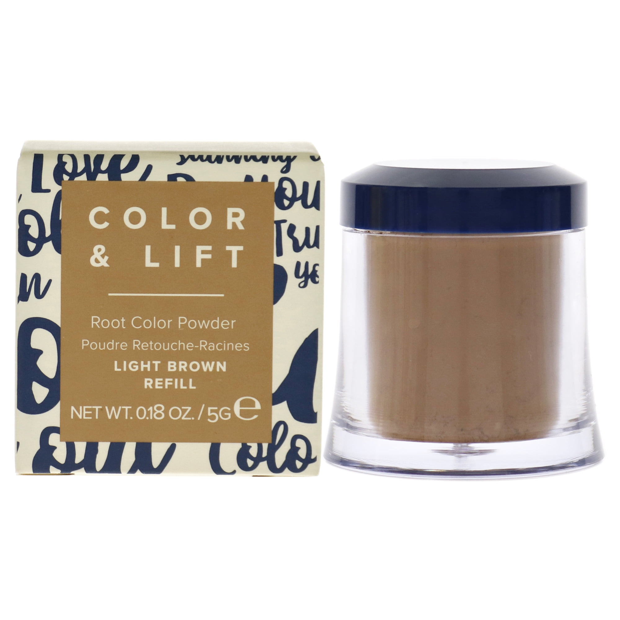 Truhair Color and Lift Root Color Powder - Light Brown, 0.18 oz Hair ...