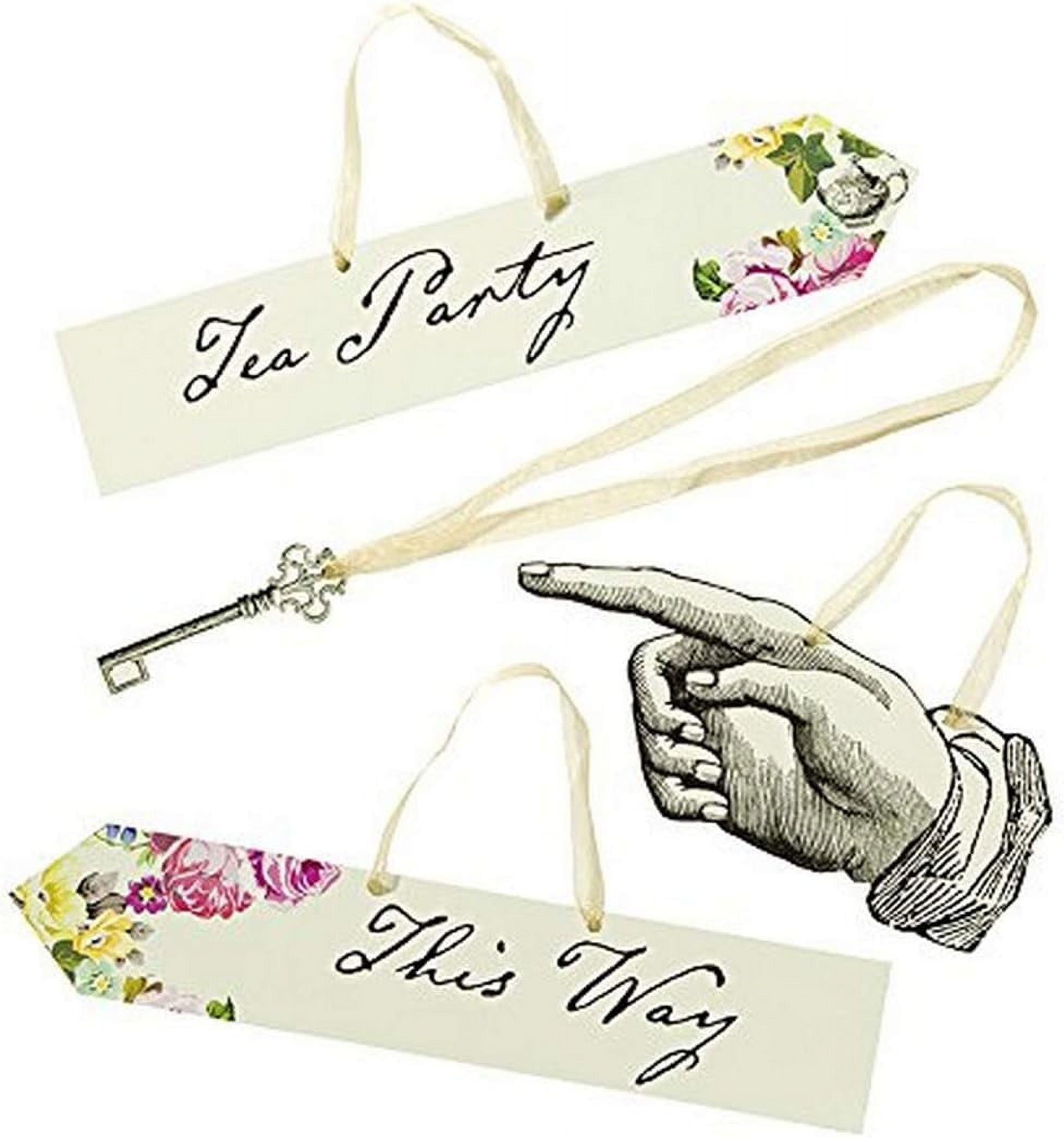 Truly Alice Mad Hatter Scene Setter Signs for a Tea Party or Wedding ...