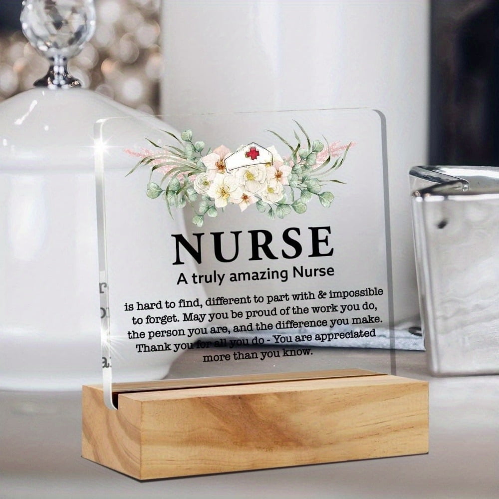 Truly Amazing Nurse Acrylic Desk Plaque Sign - Perfect Nurse ...