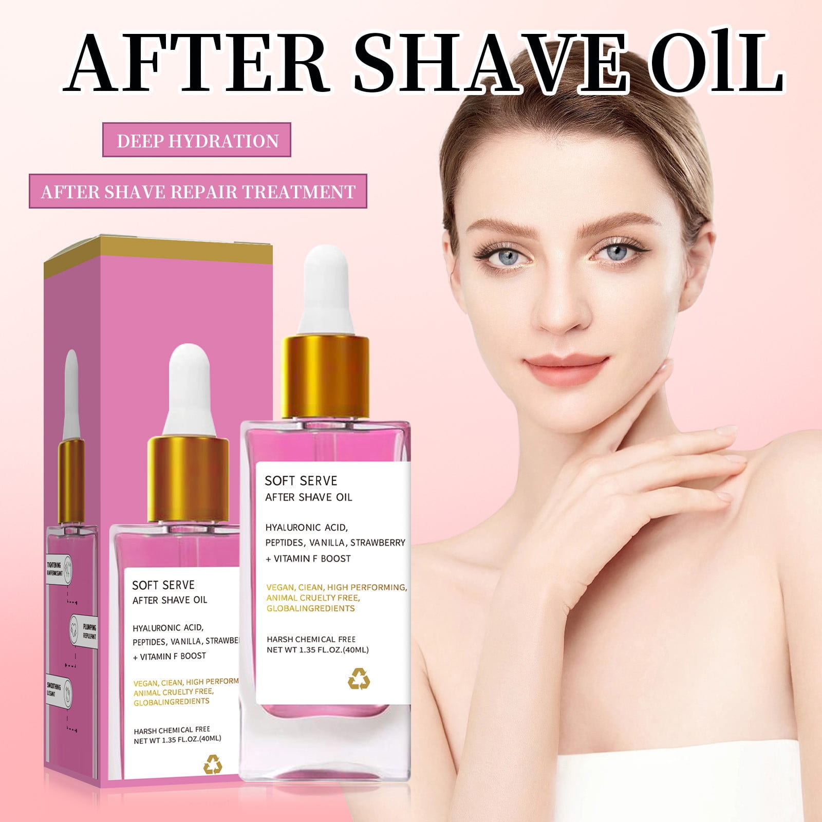 Truly Beauty After Shave Oil Strawberry Aftershave Oil Gently ...