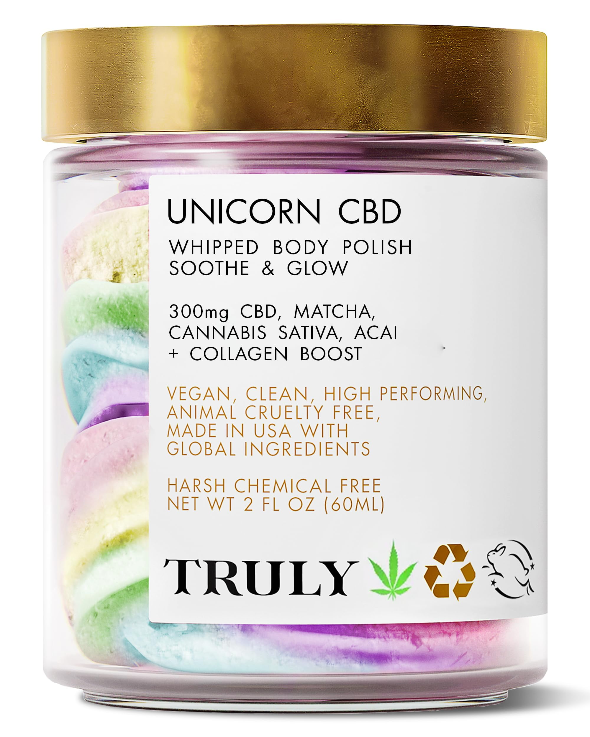 Truly Beauty Unicorn Whipped DPF11 Body Polish with Chia, Acai and Rose ...