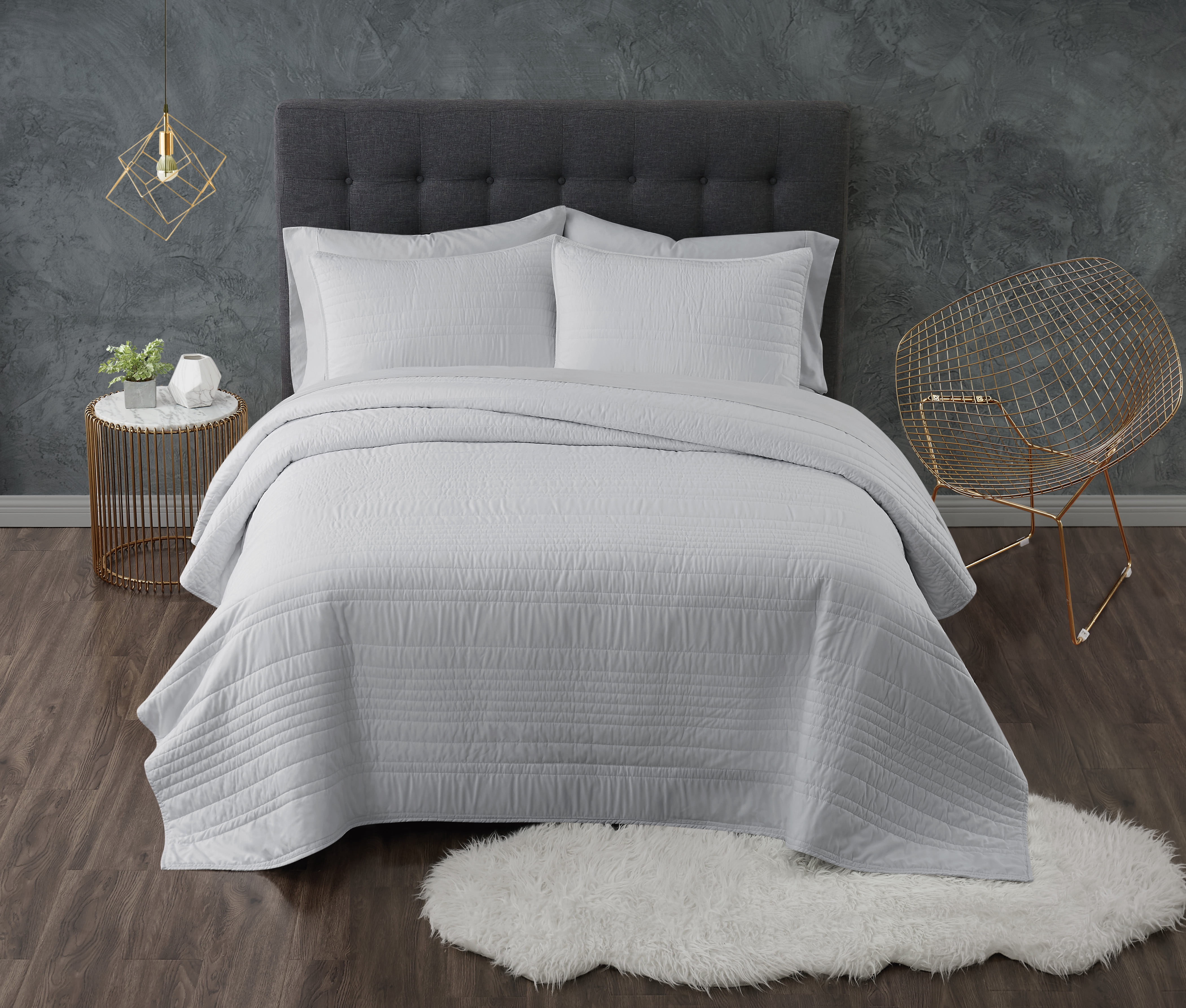 Truly Calm Queen Quilt Set - Hypoallergenic Cotton/Polyester - Walmart.com