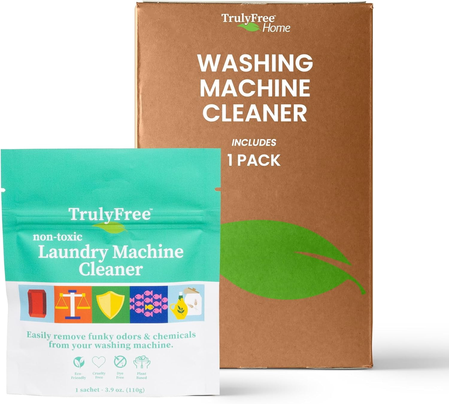 Truly Free Washing Machine Cleaner - Wash & Cleans Front Load & Top ...
