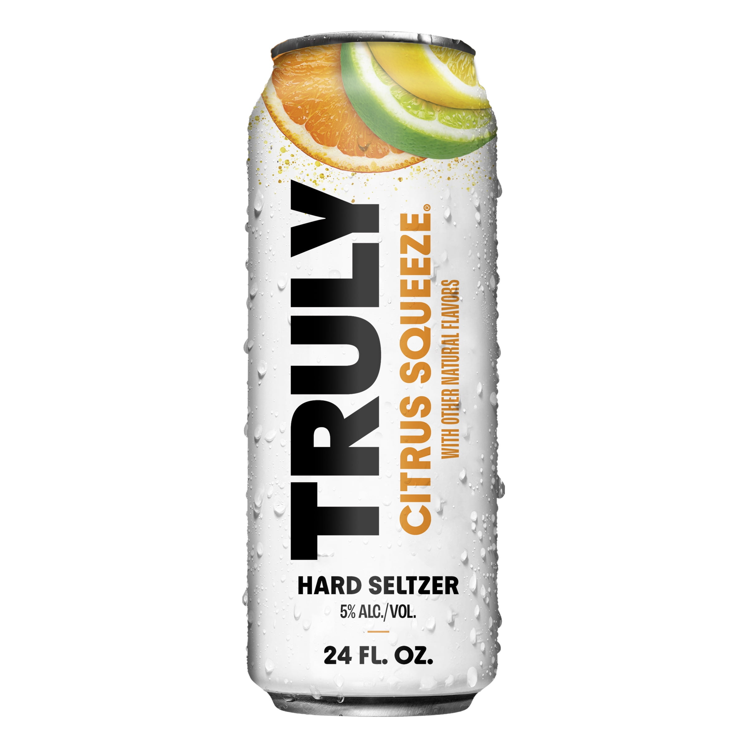 Truly Hard Seltzer Citrus Squeeze, 24 fl oz Aluminum Can, 5% ABV ...