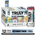 Truly Hard Seltzer Get Away Pack Variety, 12 Pack, 12 fl oz Cans, 5% ...