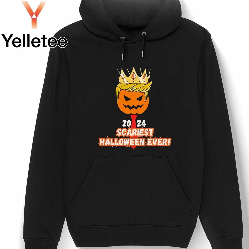 Trum.pkin king 2024 scariest Halloween ever Hoodie Up to size 4XL ...