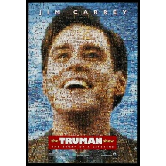 Truman Show The Movie poster Metal Sign 8inx 12in Print on Metal 8x12 ...