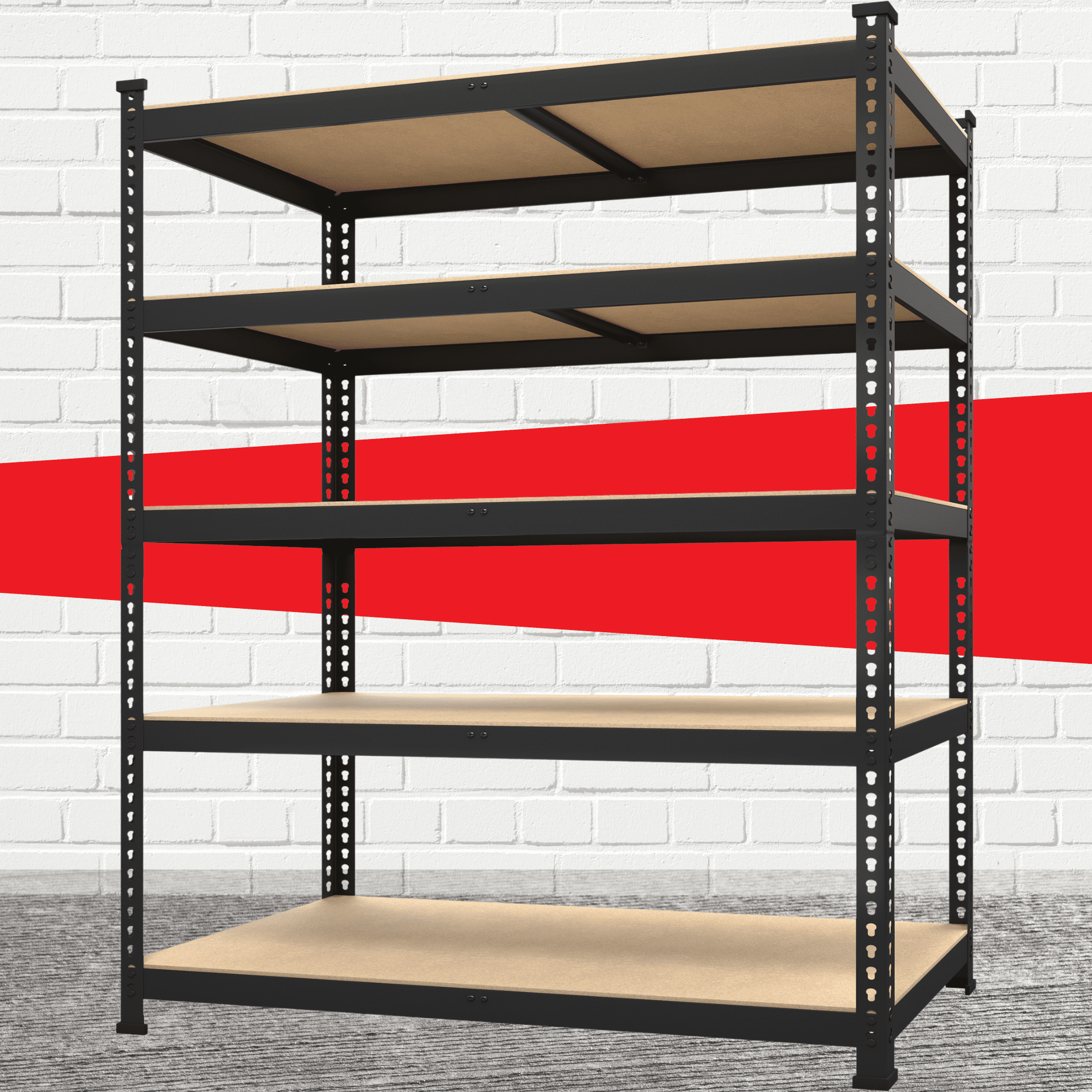 TrumanPick 5 Tier Storage Shelves Garage Shelving Units Metal Heavy ...